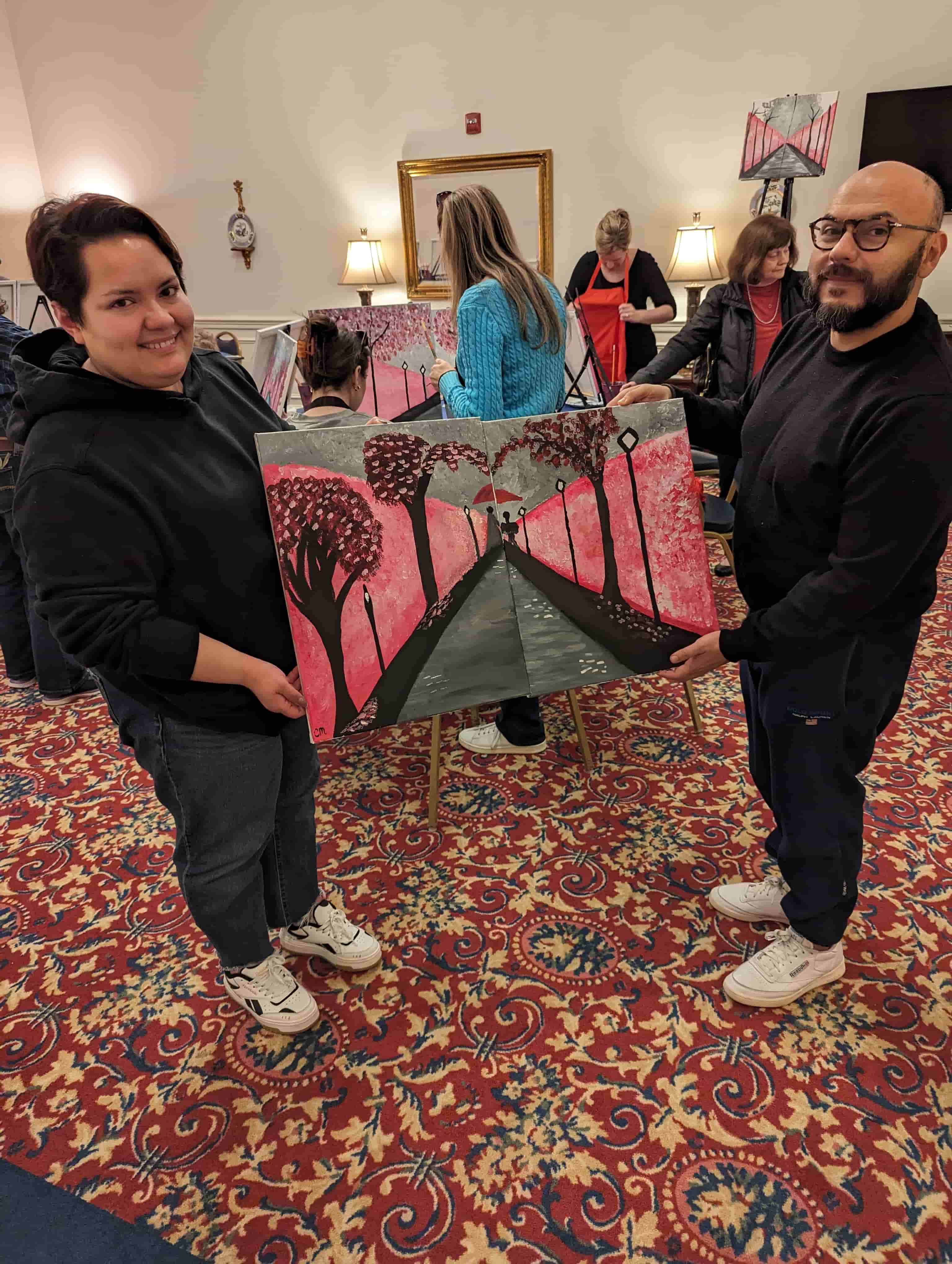 Painting with a Partner, February 2024